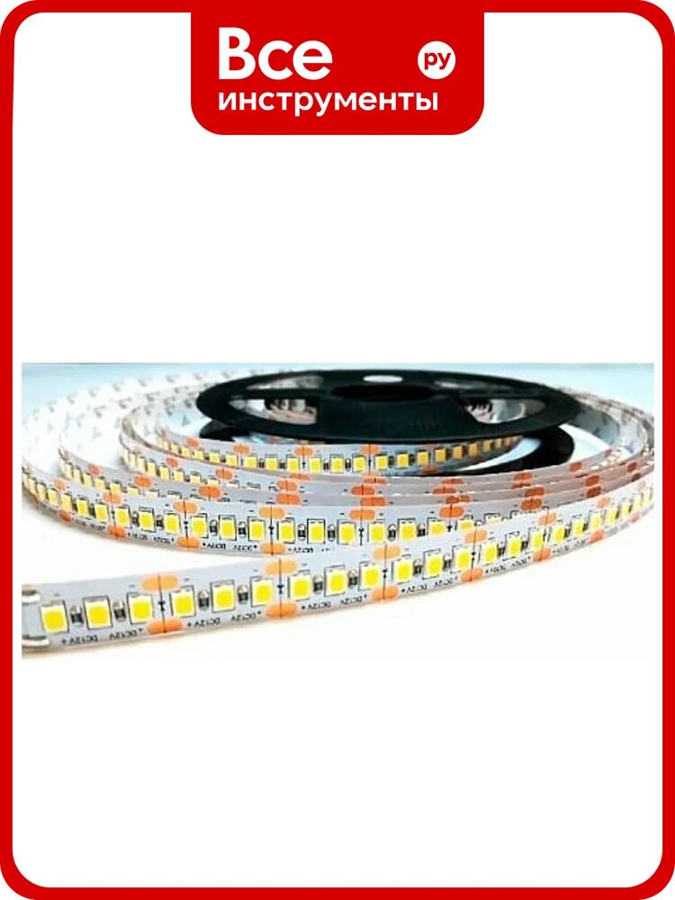 Лента светодиодная General Lighting Systems GLS-2835-180-14.4-12-IP20-6 2880Лм/м 14,4Вт/м 180диод/м 12В 6500К-холодно-белый IP20 50метров 501470