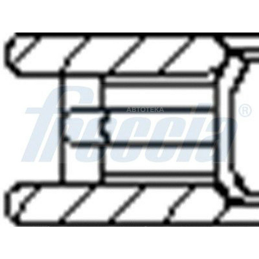 Комплект поршневых колец на 1 цилиндр RENAULT STD d79.5 FRECCIA FR10384100