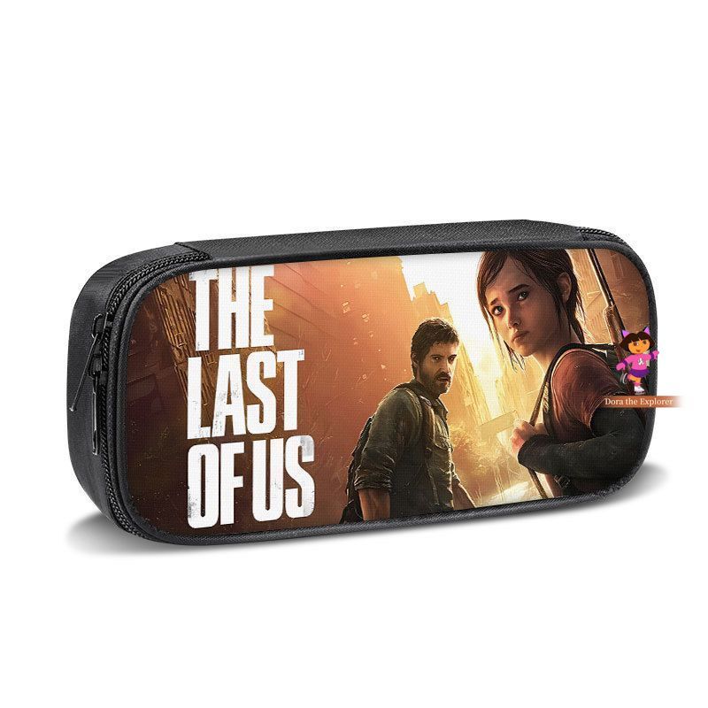 Пенал школьный The Last of Us с принтом, большая косметичка для карандашей и ручек, плотная ткань, молния, для мальчиков