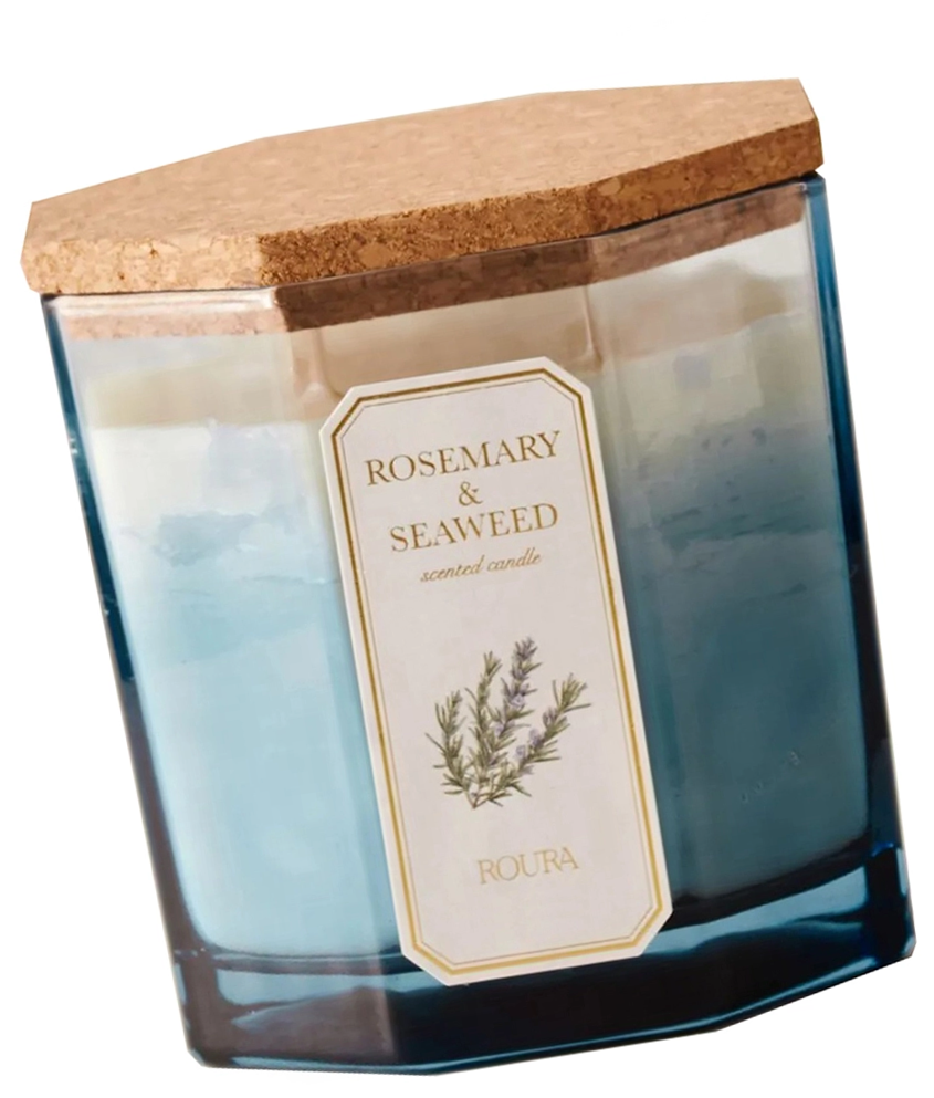Свеча для дома Roura Rosemary and Seaweed 510 гр / Рура Розмарин и Морские Водоросли