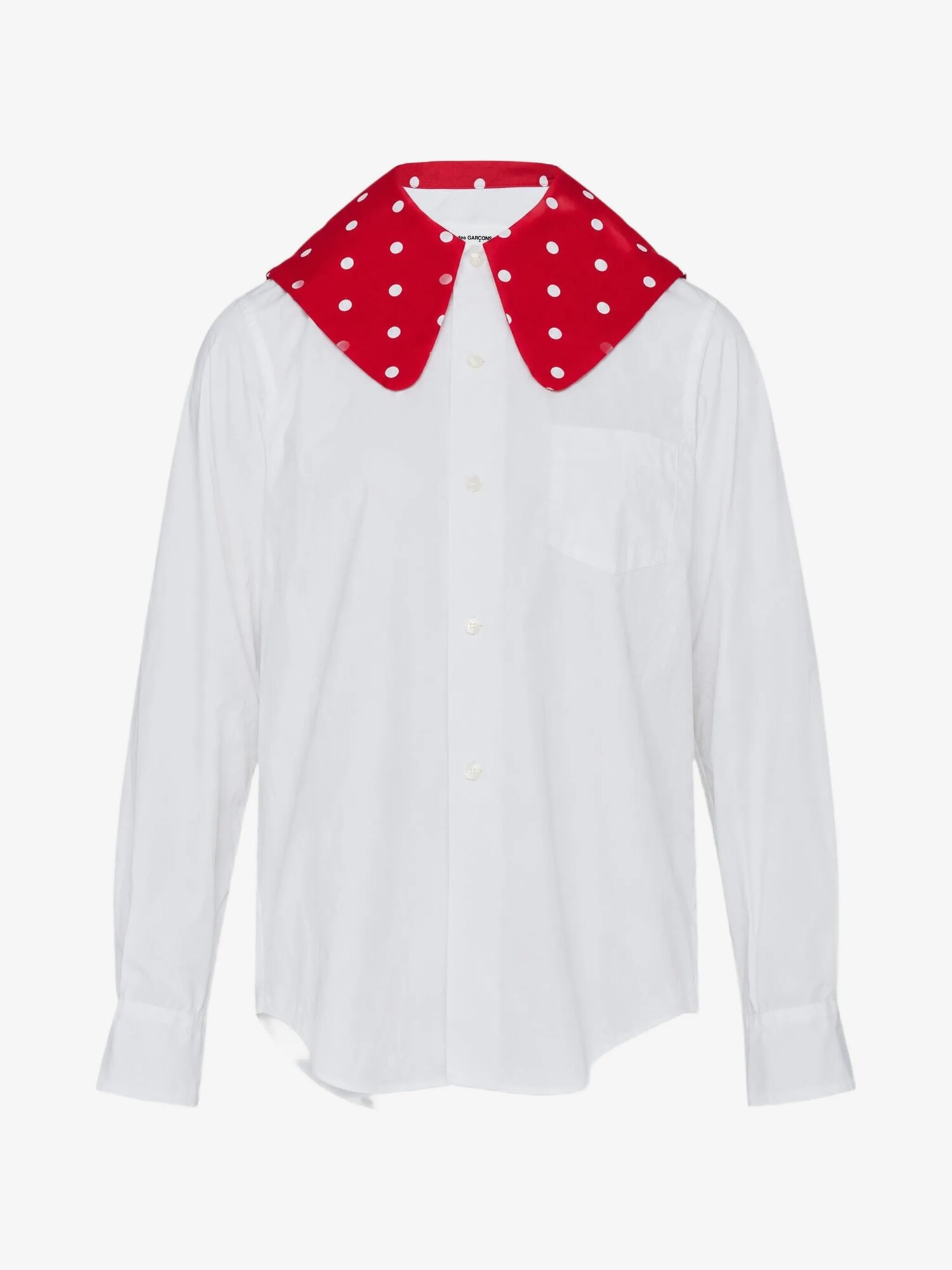 Рубашка COMME des GARCONS Polka-dot-collar shirt
