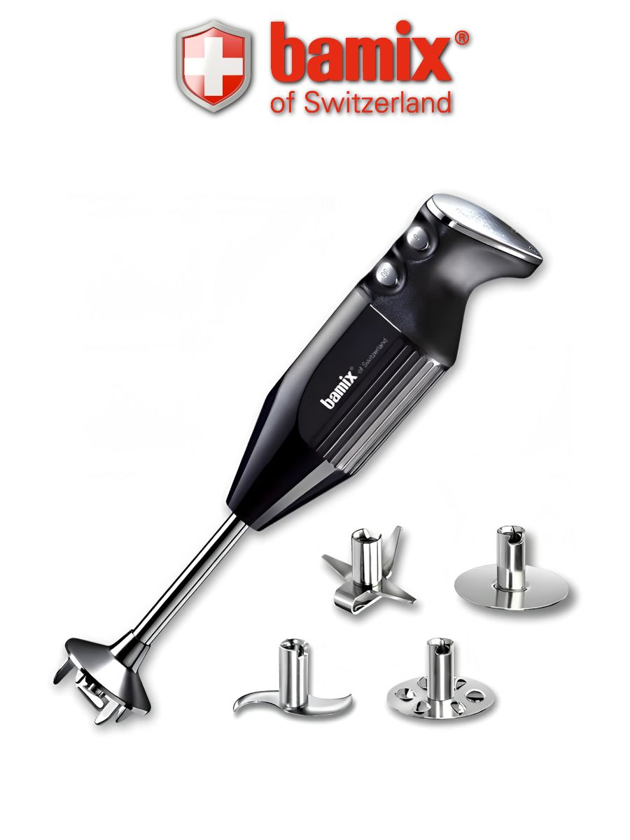 Блендер Bamix M350 MAXX Chrome Black 1023.003