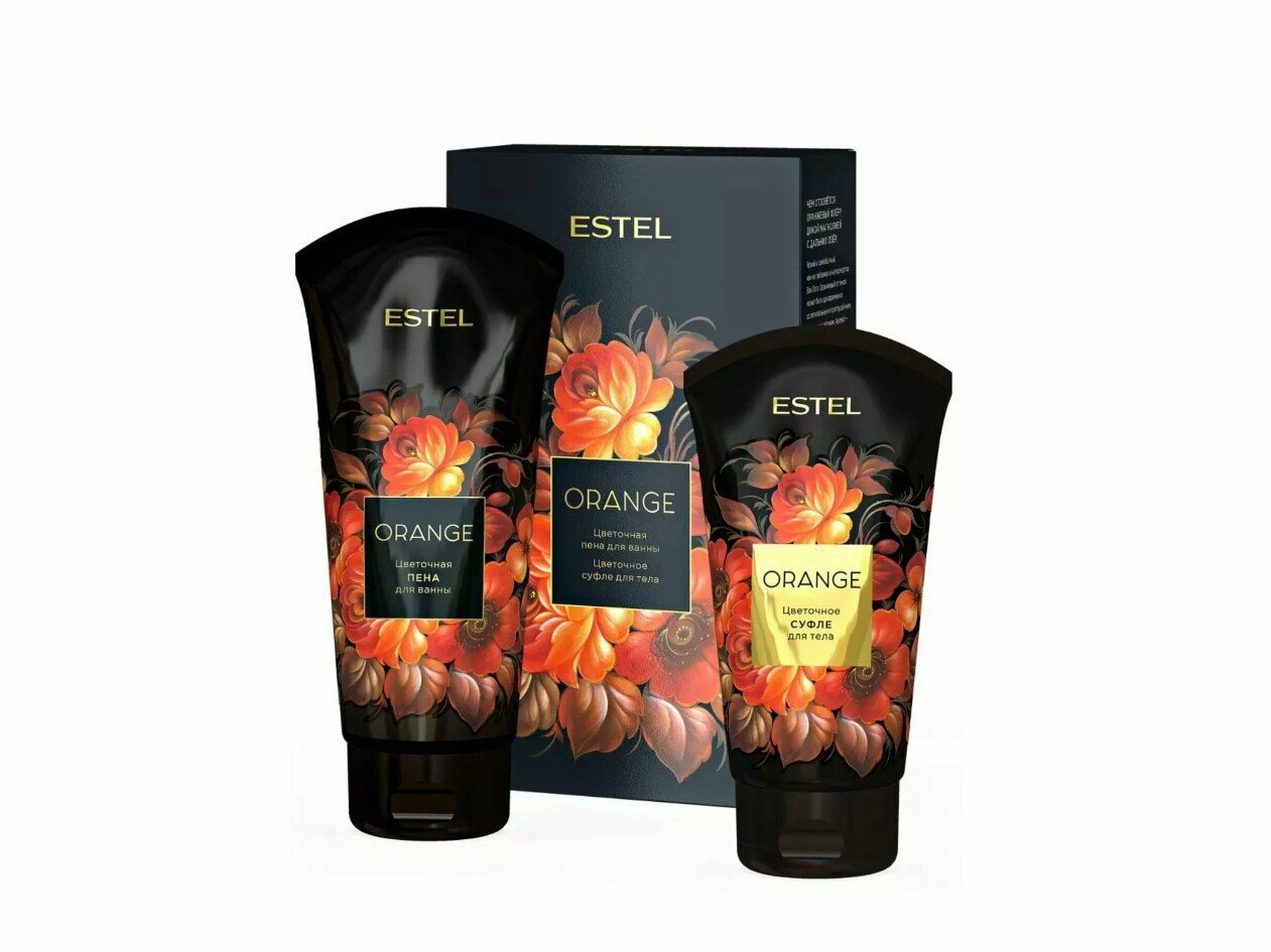 Подарочный набор ORANGE для ухода за телом ESTEL PROFESSIONAL цветочный 200+150 мл