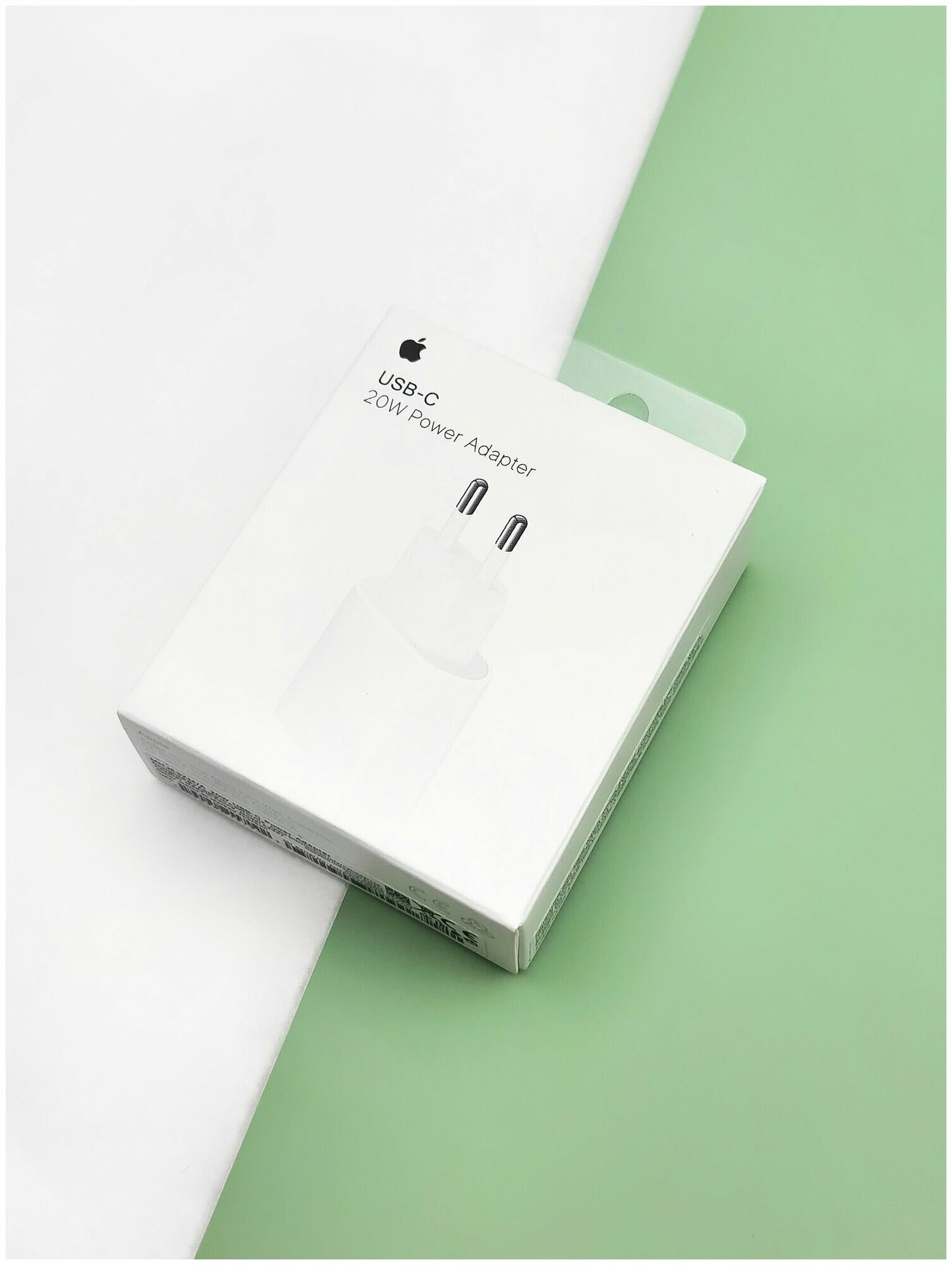 Сетевое зарядное устройство Apple USB-C Power Adapter 20W, белый (MHJE3ZM/A)
