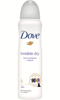 Набор из 3 штук Антиперспирант-дезодорант спрей Dove Невидимый 150мл