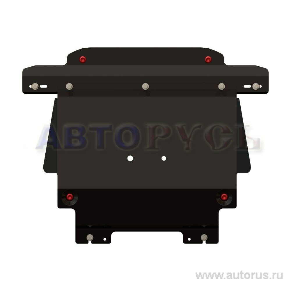 Защита картера двигателя и кпп ford fiesta, форд фиеста, 20012008 /fusion jh zt, v1,4 1,6, 20012008 штамповка, 08.0492, сталь 2 мм sheriff 08.1301