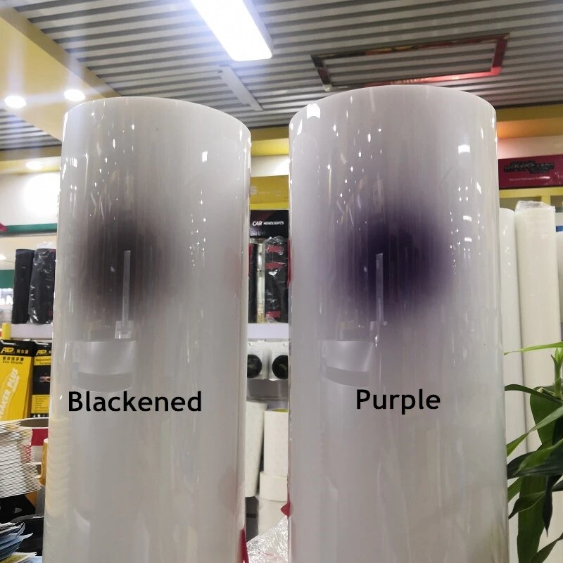 Фотохромная пленка для фар TPU черный Clear to black, 8M