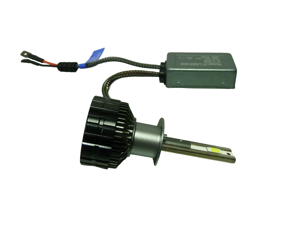 Светодиодная лампа Klunger H1 XT-Laser A6 (чипы 3570) 65W 6000K 5000Lm (12V) - 2 шт.