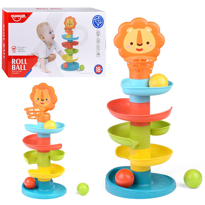 Развивающая игрушка горки HE8067 "Милый львенок" в коробке