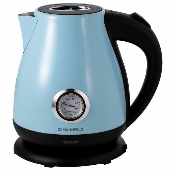 Электрочайник Maunfeld MGK-625BL голубой/ черный