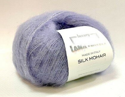 Пряжа Silk Mohair Lana Gatto - 9380 серая норка