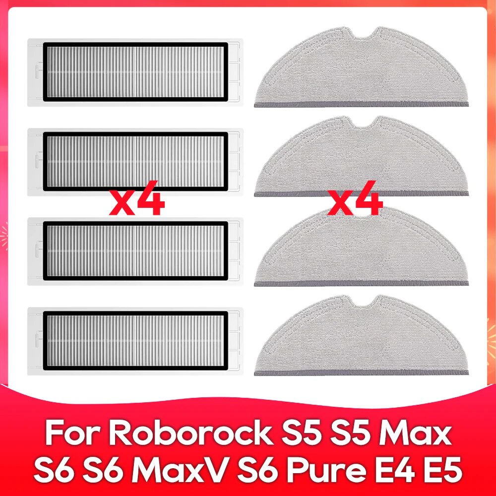 Набор фильтров и щеток для Roborock S5, S6, E4, E5