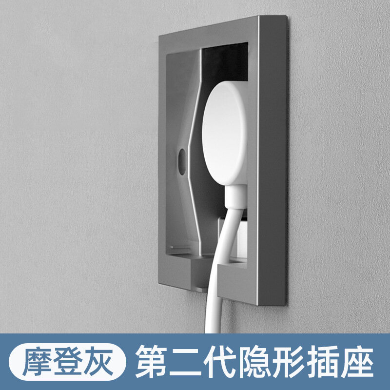 Скрытая розетка с пятью отверстиями Тип 86 Бытовая Встроенная розетка с пятью отверстиями Настенная Встроенная розетка