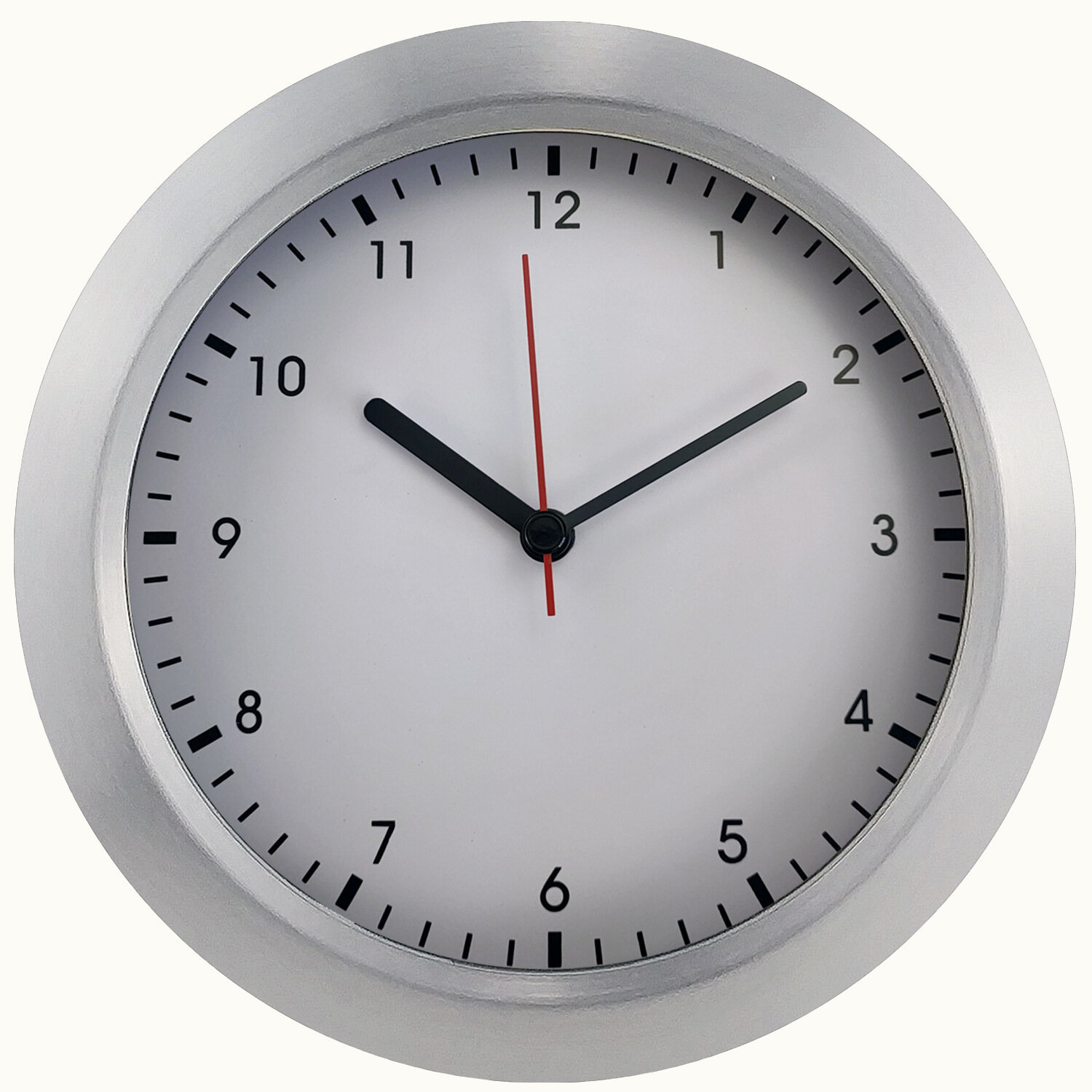 Современные минималистичные настенные часы для ванной комнаты, водонепроницаемые, без сверления, на присосках, для