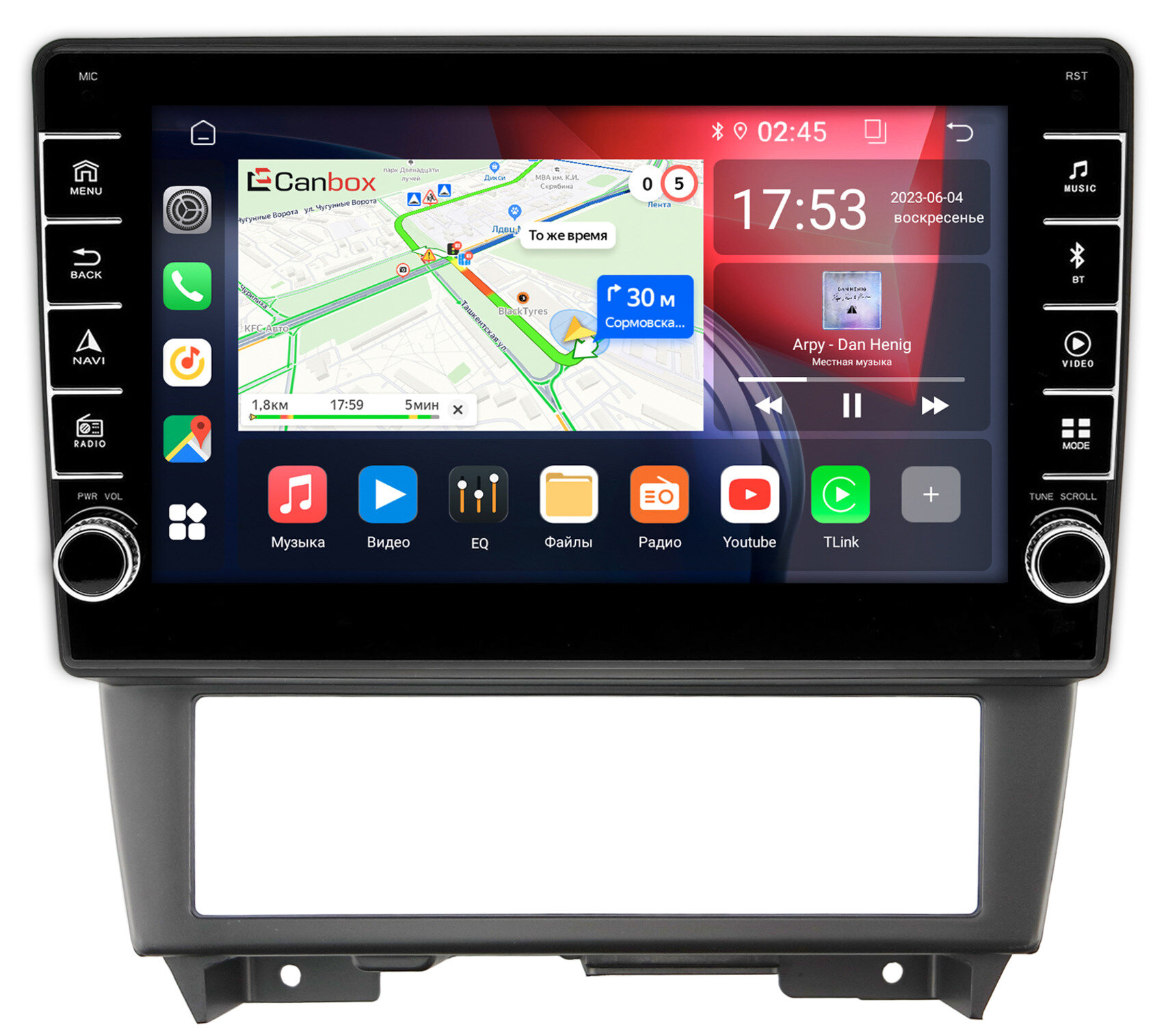 Штатная магнитола Canbox BGTR9-102 для Nissan Cefiro 2 (A32) 1994-2000 на Android 10.1 (IPS, DSP, CarPlay)