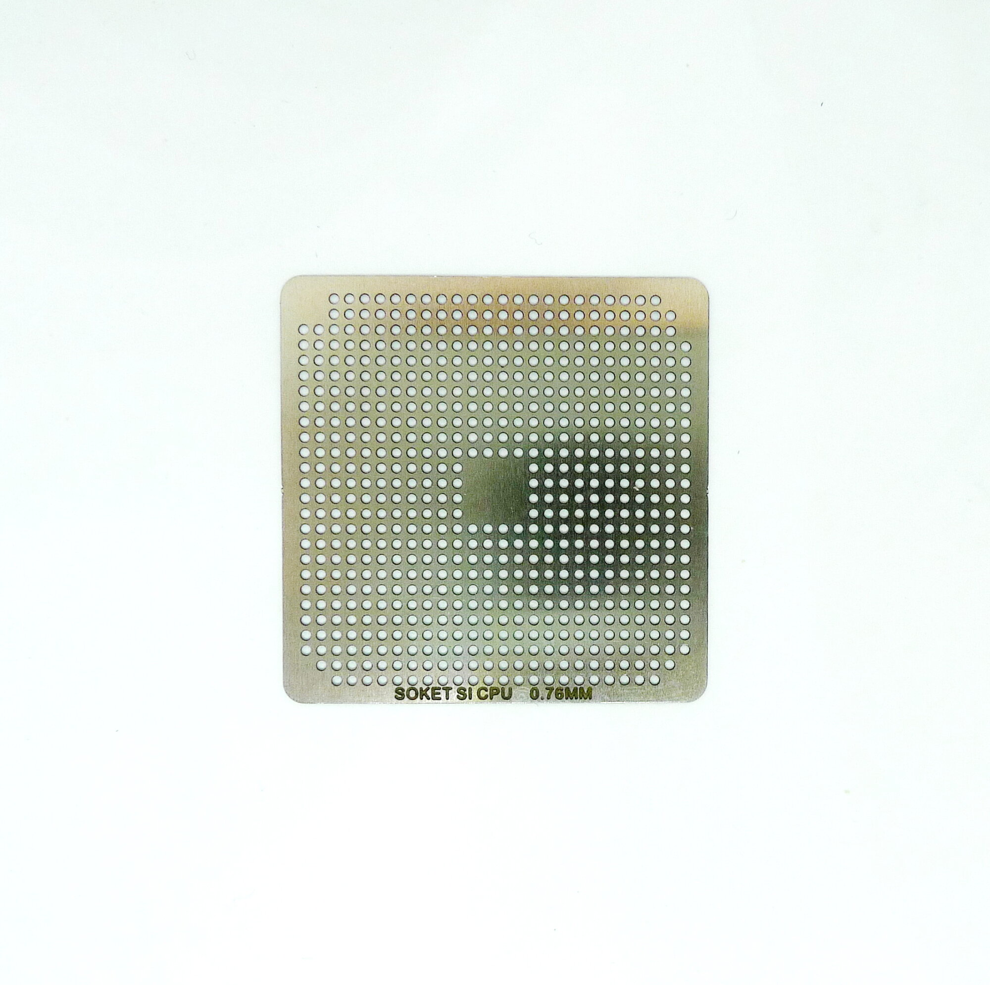 Трафарет BGA для реболлинга SOKET SI CPU 0.76 мм