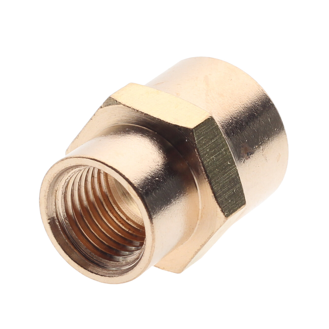 Соединитель резьбовой ER-FF06/04: внутр. резьба 3/8"x1/4" эврика
