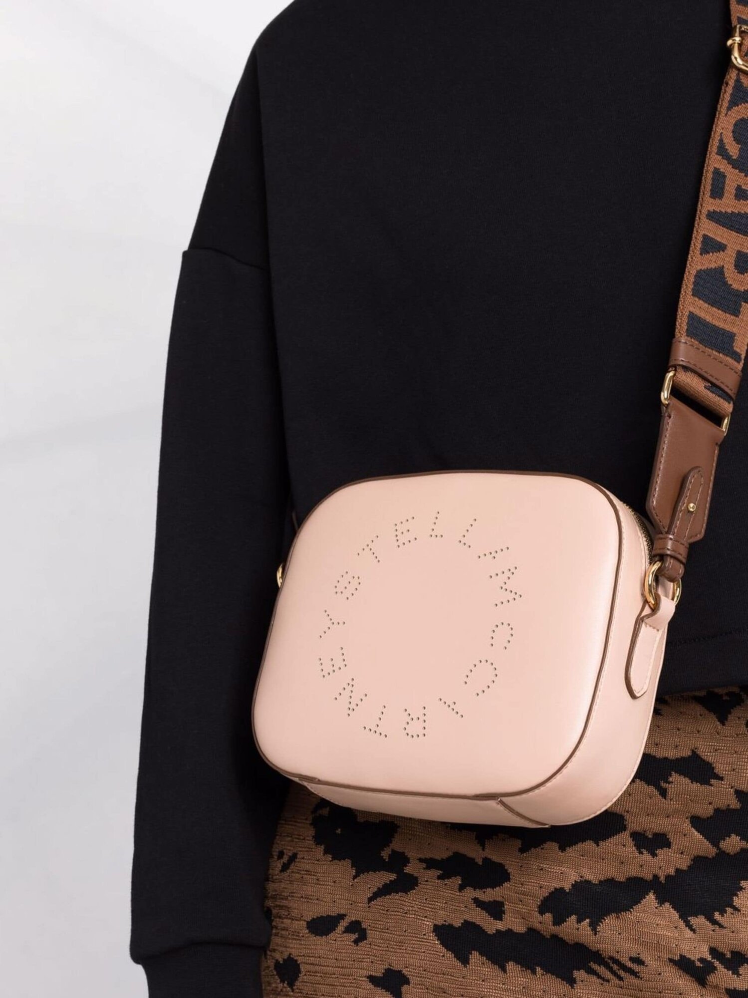 Сумка Stella McCartney Stella Logo, розовый — фото 1