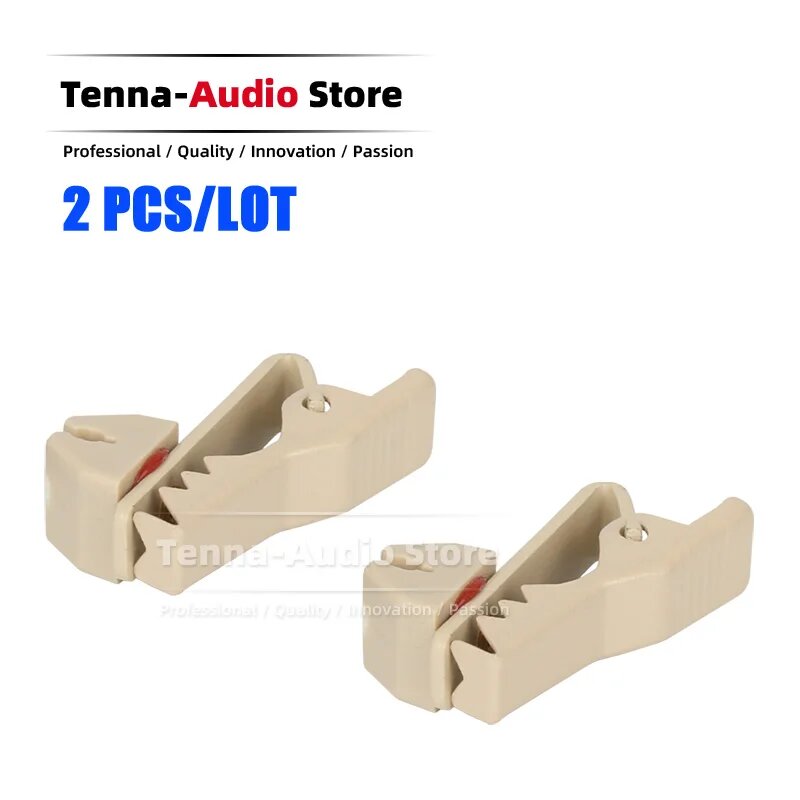 Зажим для кабеля микрофона SnapVox Бежевый, 2PCS Beige Color