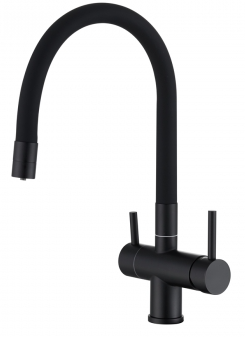 Emar EC-3015 Black, смеситель, черный, Россия