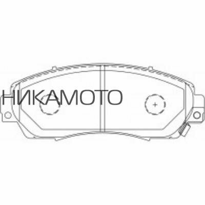 AIKO PF8802 Колодки тормозные HONDA CR-V, Odyssey, Crosstour (2006-) / HAVAL F7, H6, M6 / CHANGAN CS75 (2014-) / CHERY Tiggo 7, 8, 9 / JAECOO J7, J8 / JETOUR T2 / EXEED TXL, VX, RX (2020-) передние