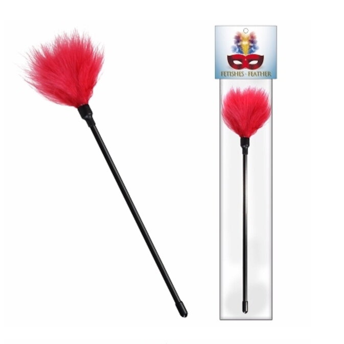 Перо щекоталка Fetish Feather Red