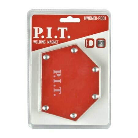 Угольник магнитный P.I.T. корпус 14.6мм, стенки 2 мм, для фикс. под 30 ,45 ,60 ,75 ,135 (HWDM01-P001)