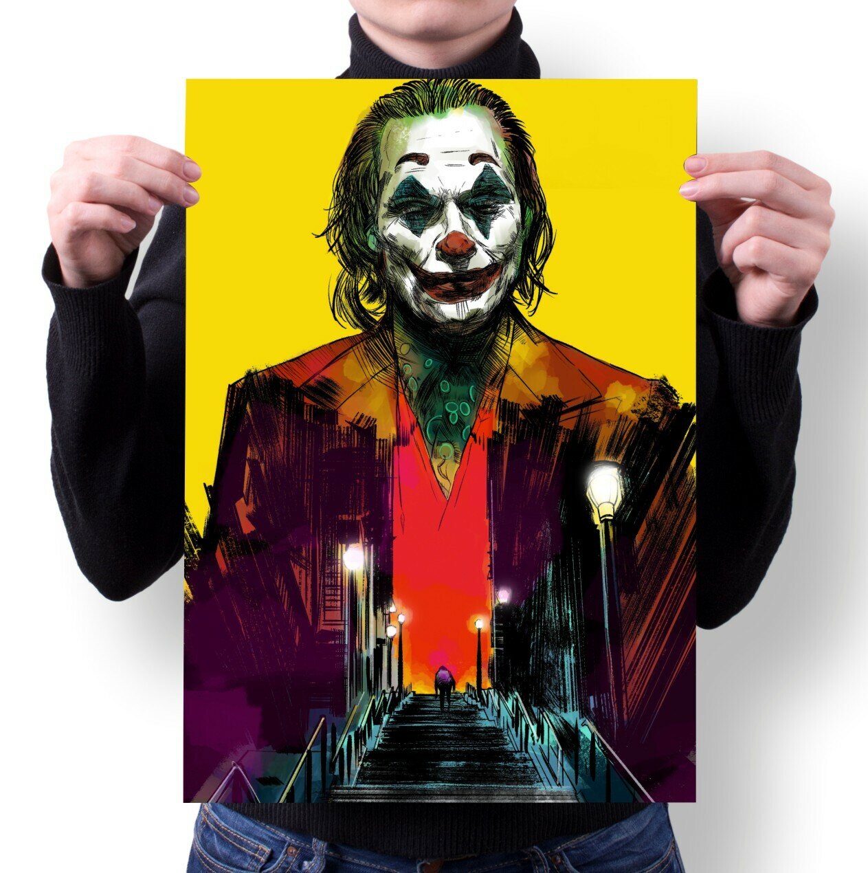 Плакат BUGRIKSHOP А2 принт "Джокер, Joker" - J0011