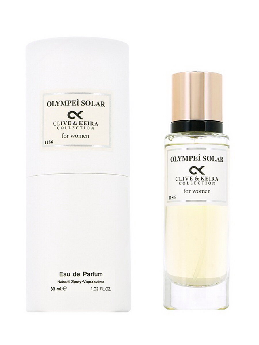 Туалетная вода женская Clive&Keira W 1186 OLYMPEI SOLAR, 30 мл.