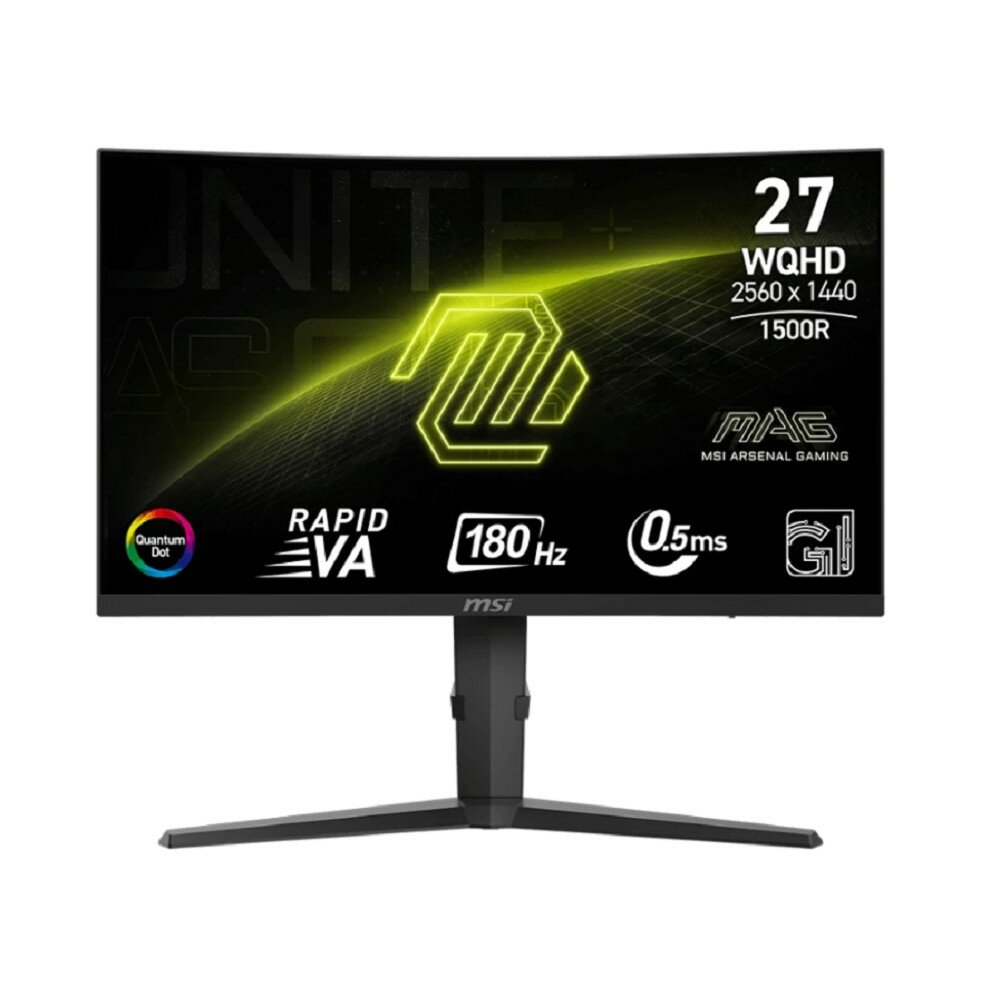 MicroStar Монитор MSI 27" MAG 275CQRF QD E2 черный VA LED 16:9 HDMI ...