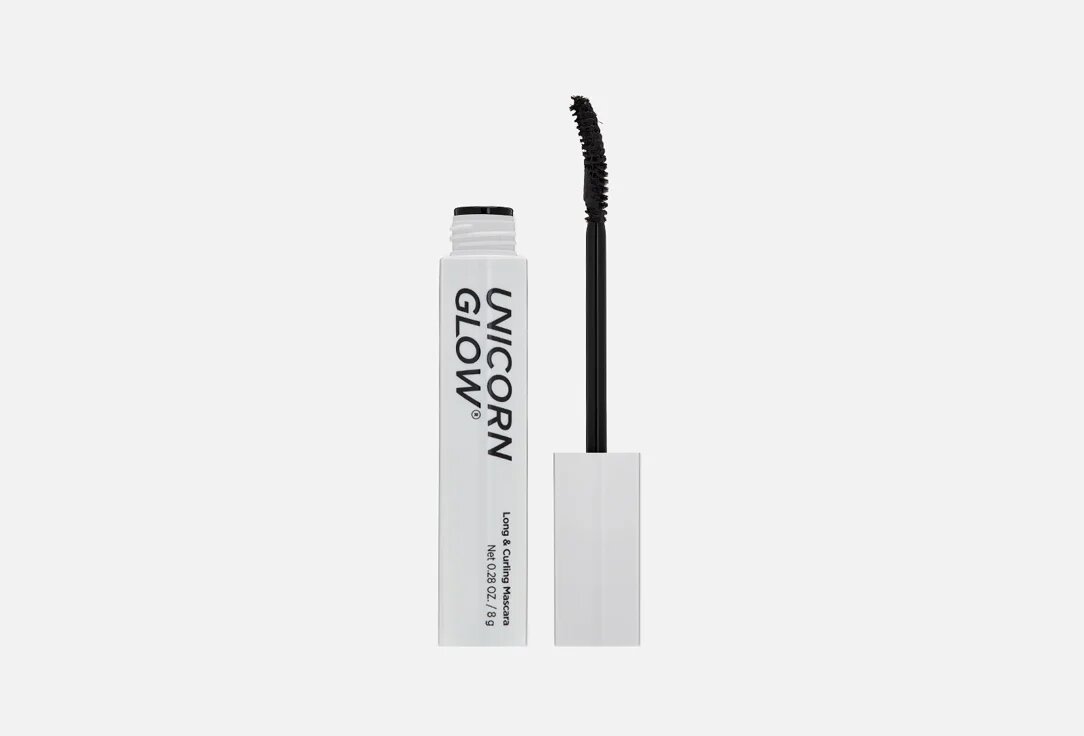 Водостойкая тушь для удлинения ресниц UNICORN GLOW. Waterproof Long X Curling Mascara, тон black, 8 мл