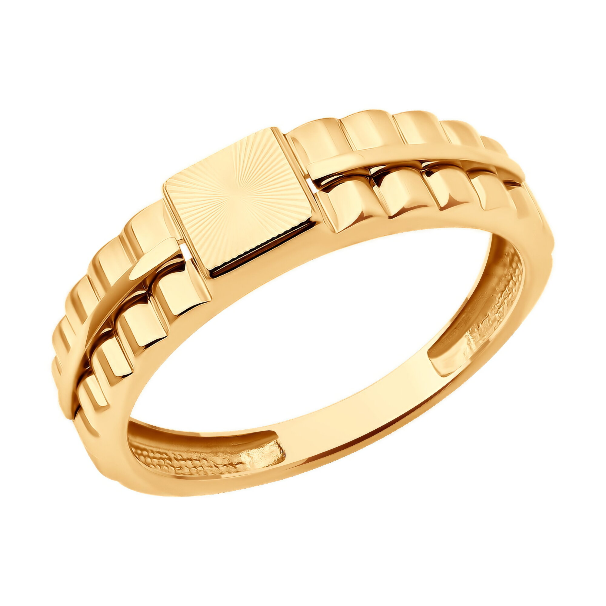 Печатка, красное золото, 585 проба