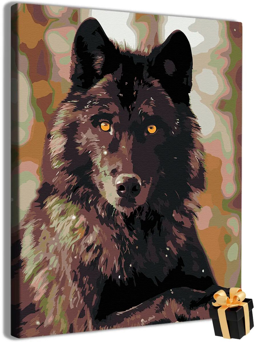 Картины по номерам Волк