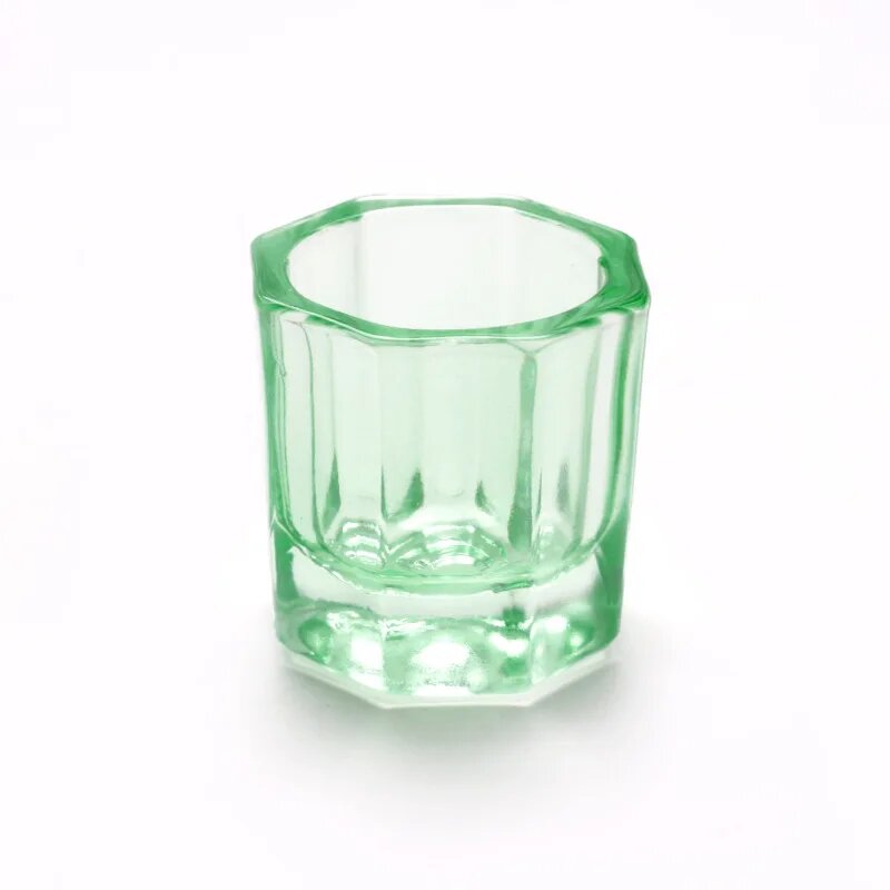 Хрустальная чашка для пудры Green
