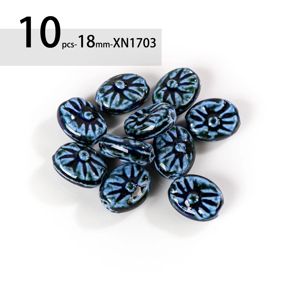 Керамические бусины Midofare #XN170 10pcs-18mm-XN1703