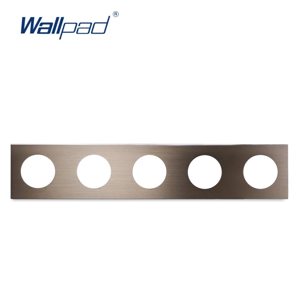 Настенный выключатель Wallpad L6, коричневый, 1 Way, Color: 5 Frame