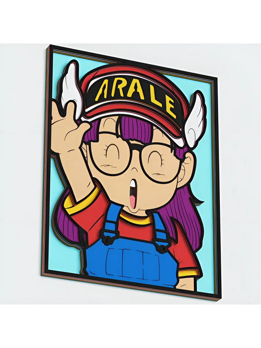 3D Картина по номерам из дерева Арале, 23x30 см