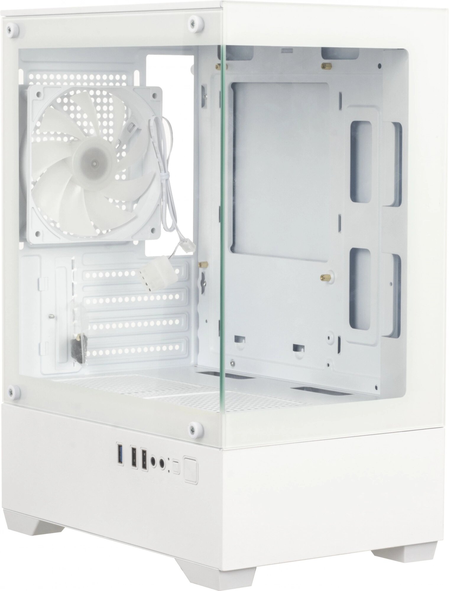 ACC-ZCU2W / Корпус mATX Accord ACC-ZCU2W, Midi-Tower, без БП, белый