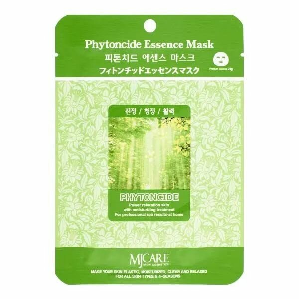 MJCARE PHYTONCIDE ESSENCE MASK Тканевая маска для лица с фитонцидами 23г