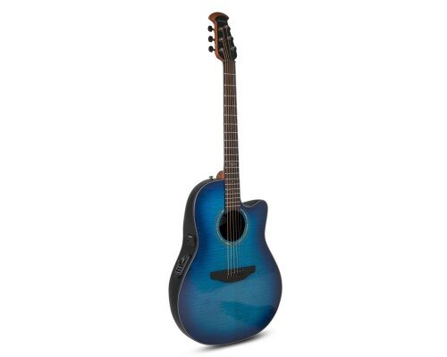 Электроакустическая гитара Ovation CS24P-BLFL-G Celebrity Standard Plus Mid Cutaway Blue Flamed Maple