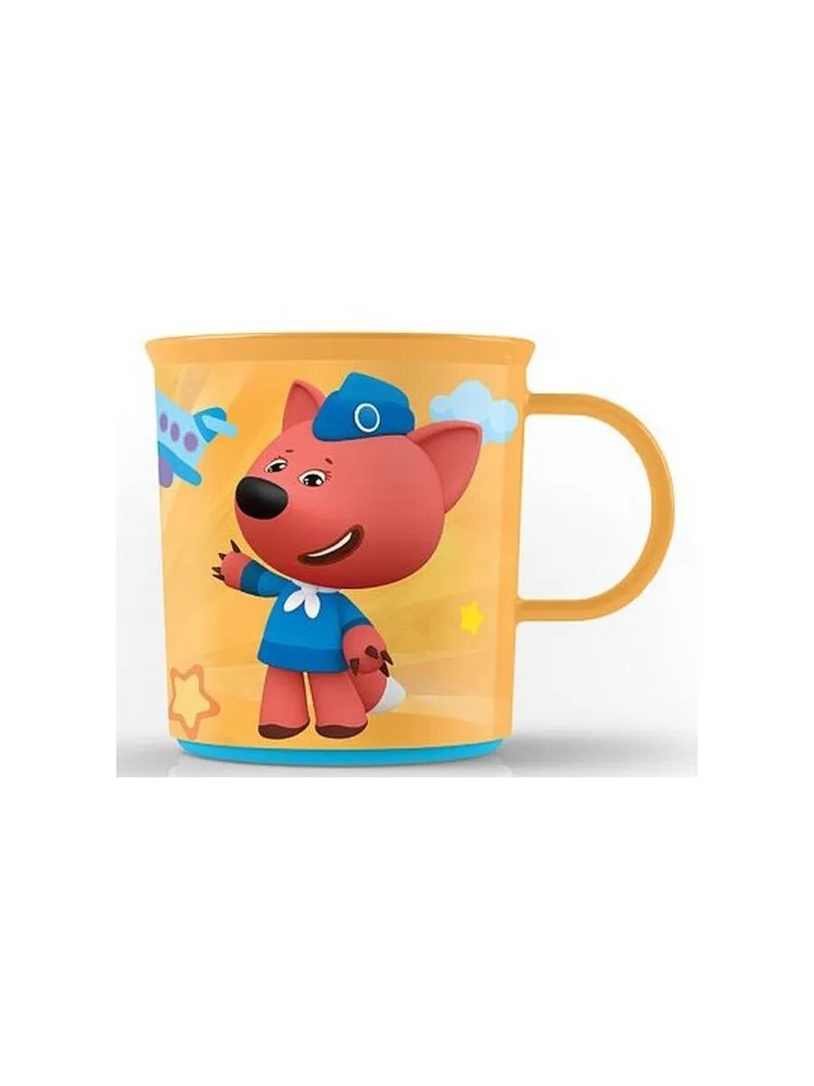 Кружка детская Ми-Ми-Мишки 200мл нескользящее дно, полипроп