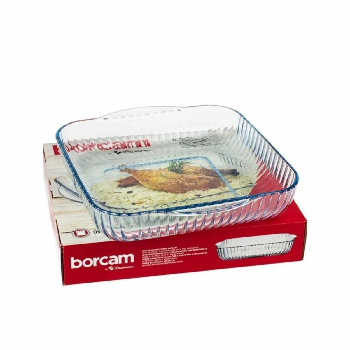 Форма Borcam, для запекания, закаленное стекло, многофункциональная, 3,2л