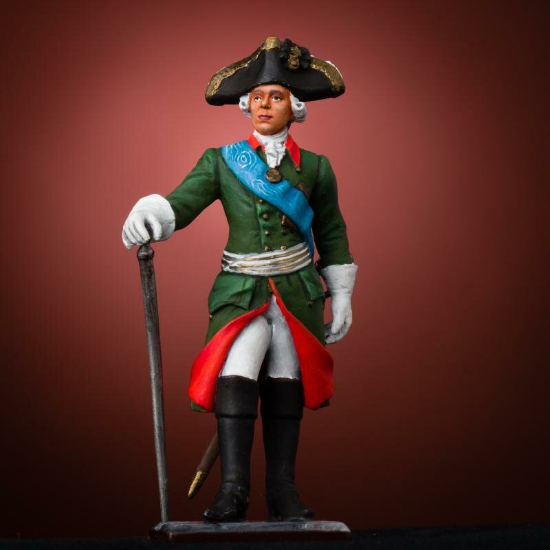 Оловянная миниатюра Император Павел I (5.3-071)