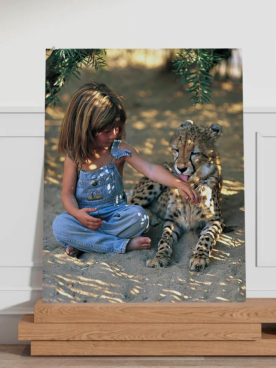 Картина "Мы с тобой одной крови", галерейная 50х70см 1шт.