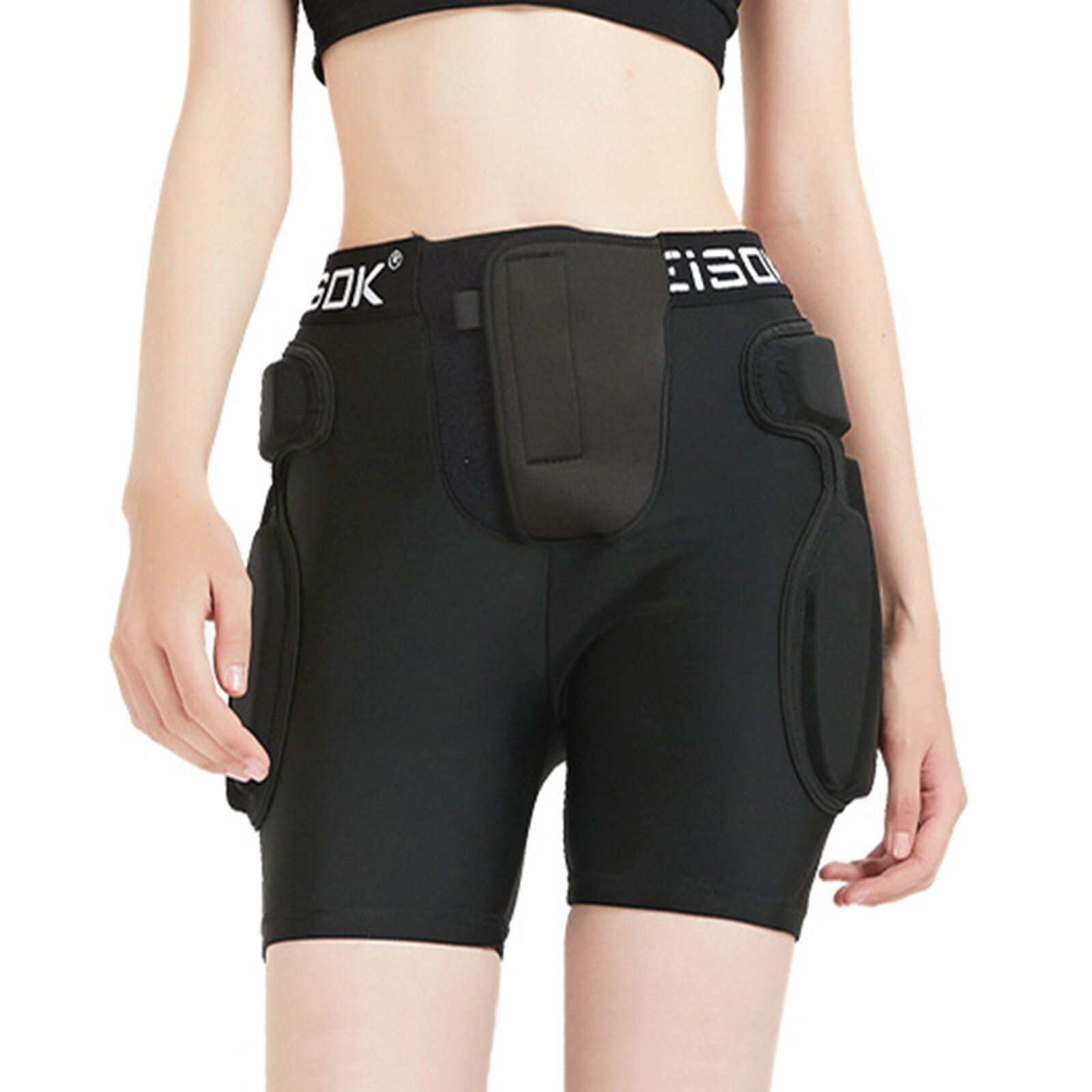 3D защитные шорты с подкладкой, шорты с защитой ягодиц, защита для сноуборда, катания на коньках