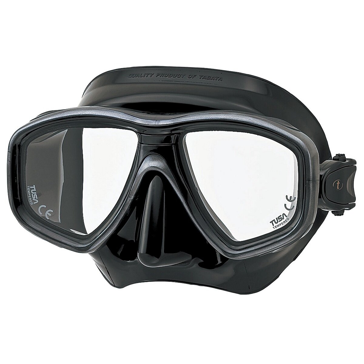 Маска для дайвинга TUSA M-212 Ceos черный силикон, черная рамка