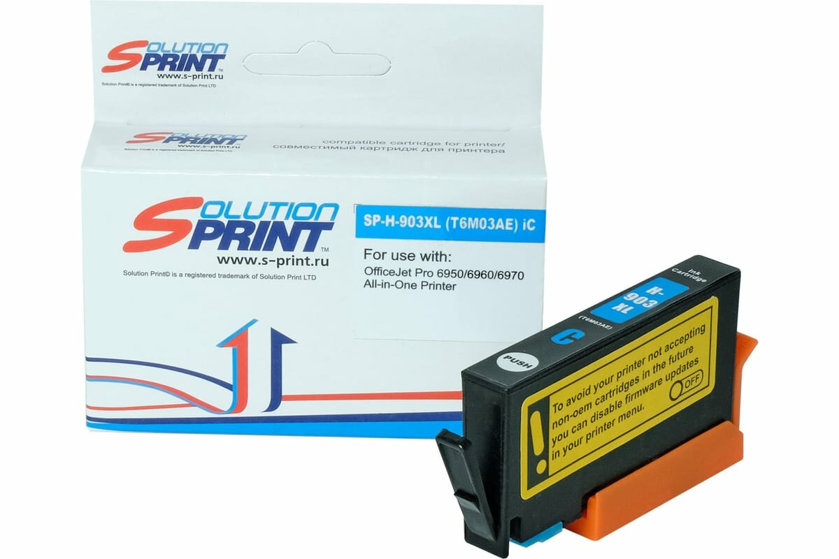 Solution print Solutionprint Картридж SP 903XL (T6M03AE) для HP, голубой 291670