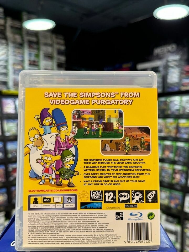 Игра The Simpsons Game PS3 (Box) — фото 1