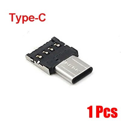 Адаптер Type-C USB 2.0 папа - USB A мама, 1 шт.