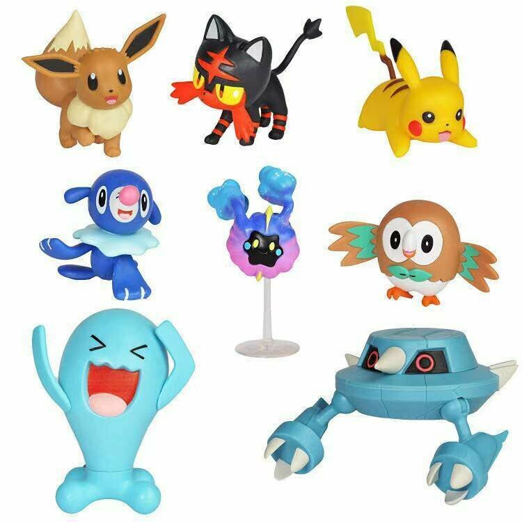 Набор фигурок боевые Покемоны - Pokemon Battle figure multi pack 8 шт. -enj